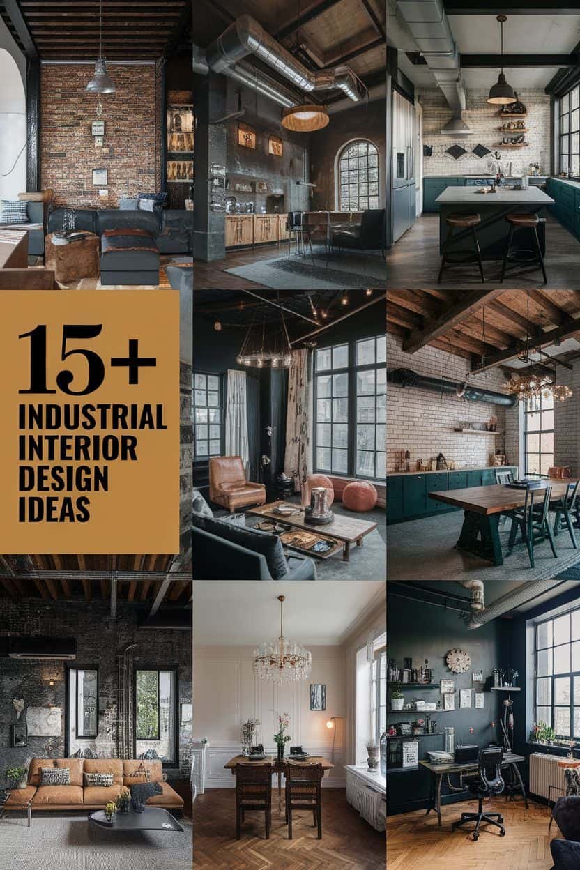 15 Pinterest-Worthy Industrial Interior Design Ideas to Transform Your ...
