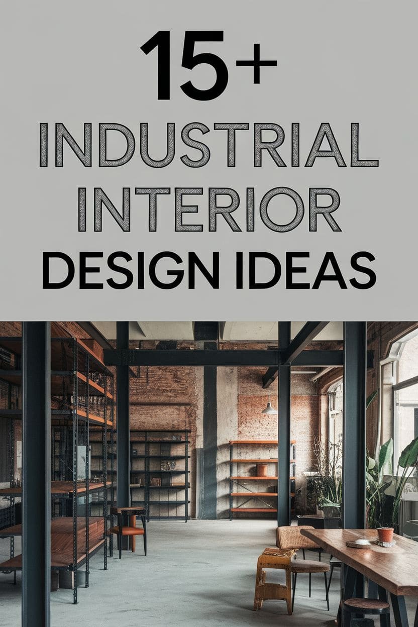 15 Pinterest-Worthy Industrial Interior Design Ideas to Transform Your ...