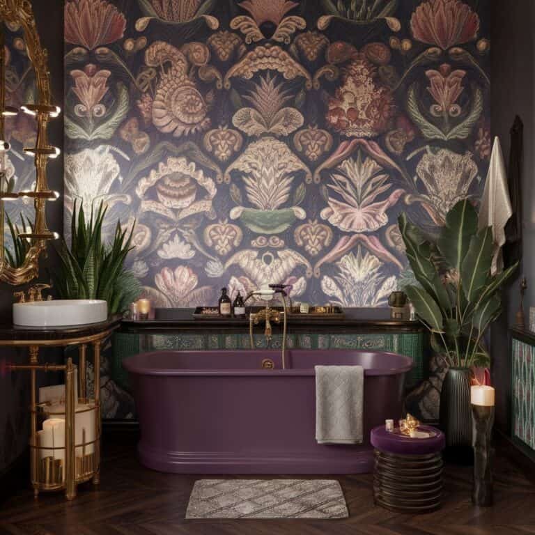 10 Maximalist Bathroom Ideas to Blow Your Mind (List) - Fabricerie