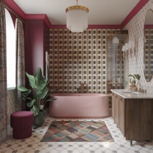 10 Maximalist Bathroom Ideas to Blow Your Mind (List) - Fabricerie
