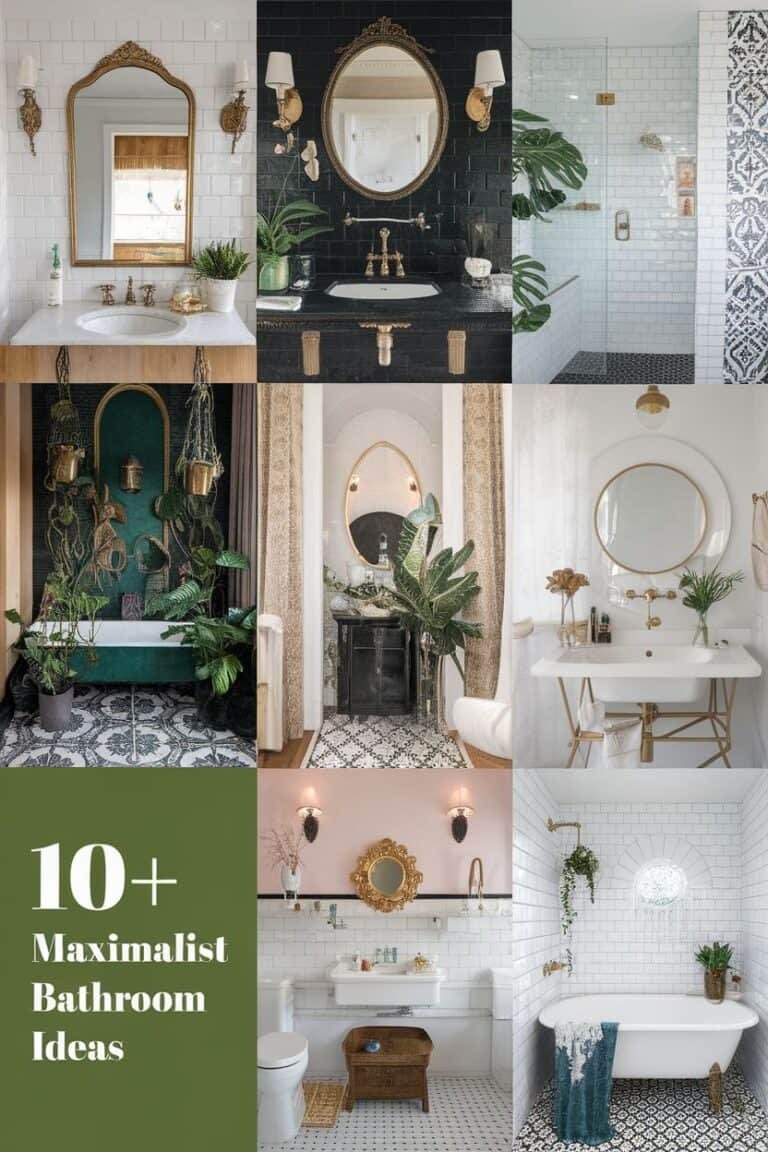 10 Maximalist Bathroom Ideas to Blow Your Mind (List) - Fabricerie