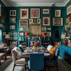 11+ Maximalist Dining Rooms That Will Make You Swoon (List) - Fabricerie