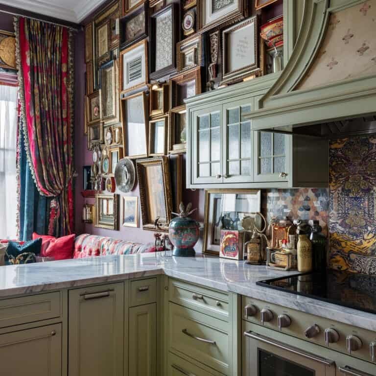 10 Stunning Ideas for a Maximalist Kitchen (List) - Fabricerie