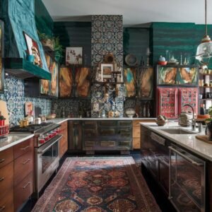 10 Stunning Ideas for a Maximalist Kitchen (List) - Fabricerie