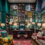 10+ Maximalist Office Ideas That'll Make You Queen Bee (List) - Fabricerie