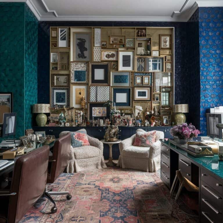 10+ Maximalist Office Ideas That'll Make You Queen Bee (List) - Fabricerie