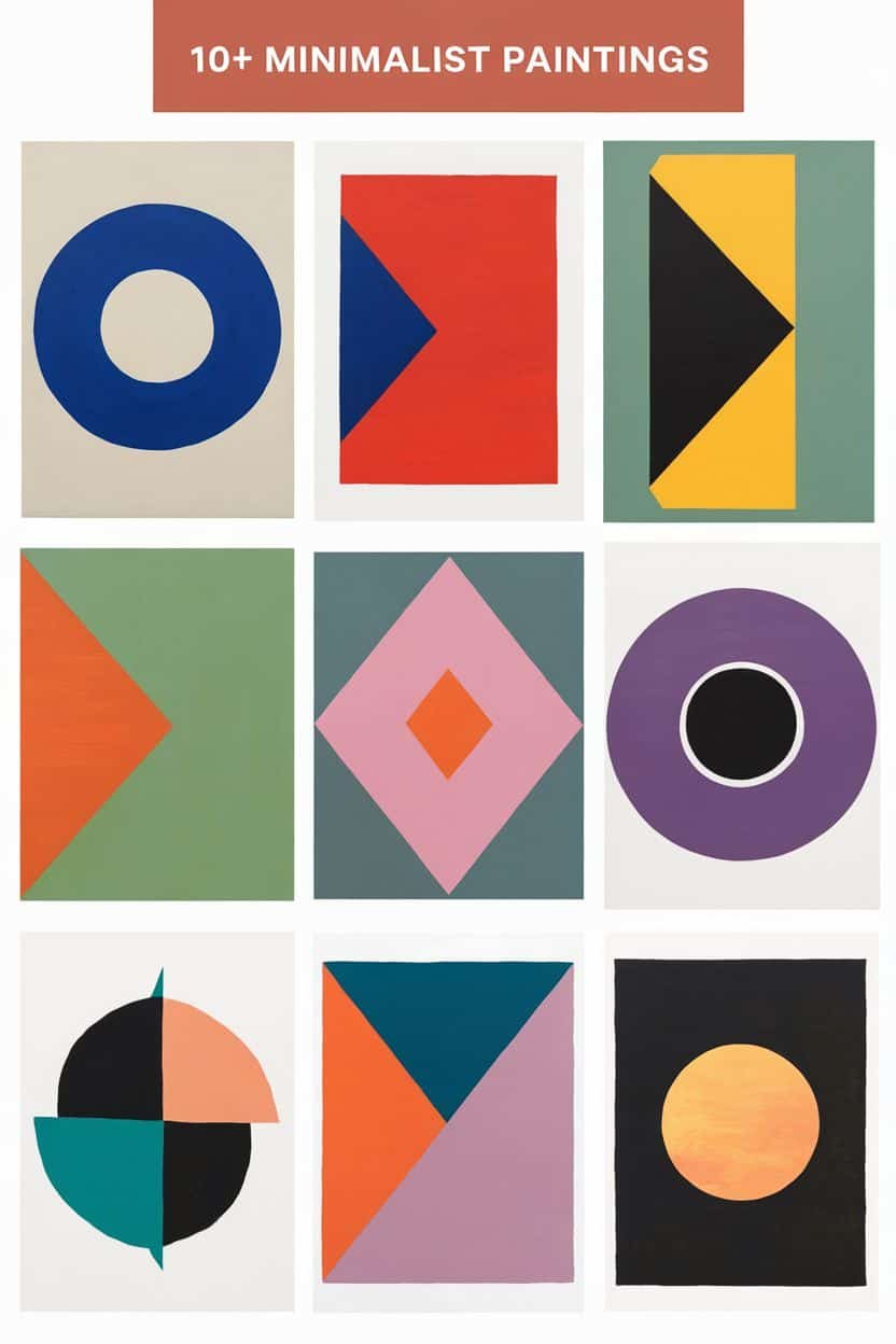 10 Minimalist Paintings That Will Transform Your Space (List) - Fabricerie
