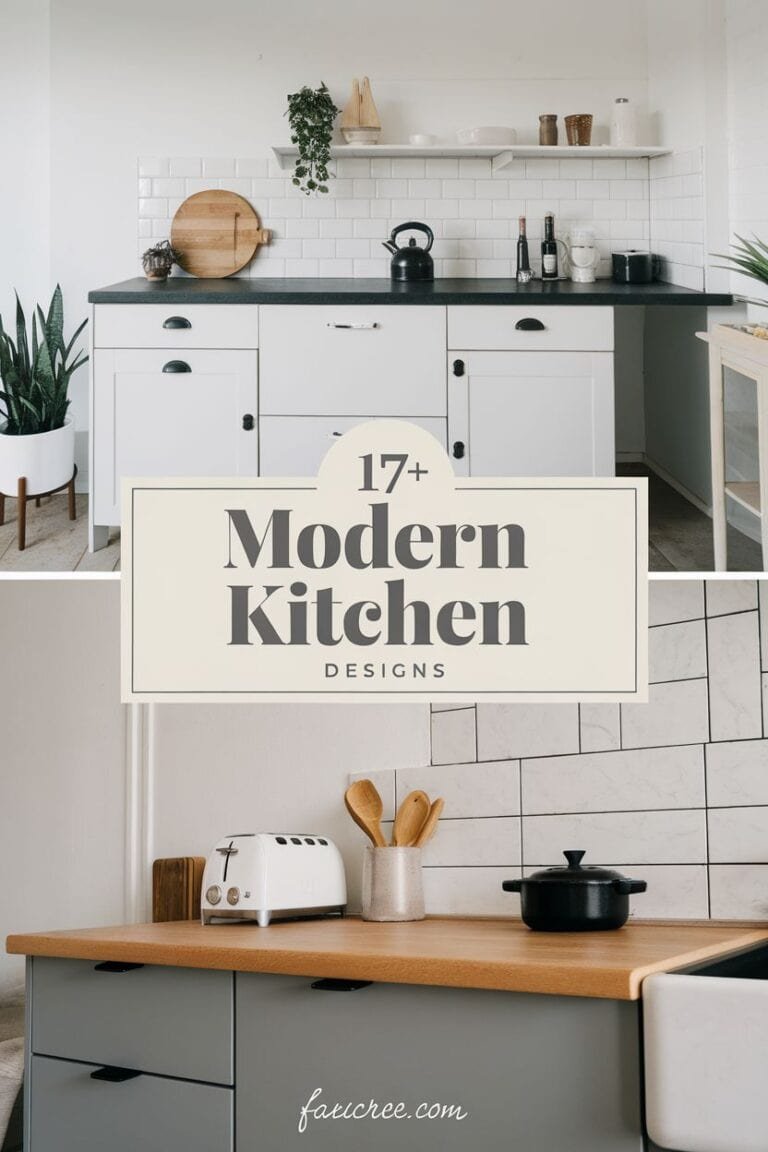 17+ Modern Kitchen Designs to Inspire Your Dream Home (LIst) - Fabricerie