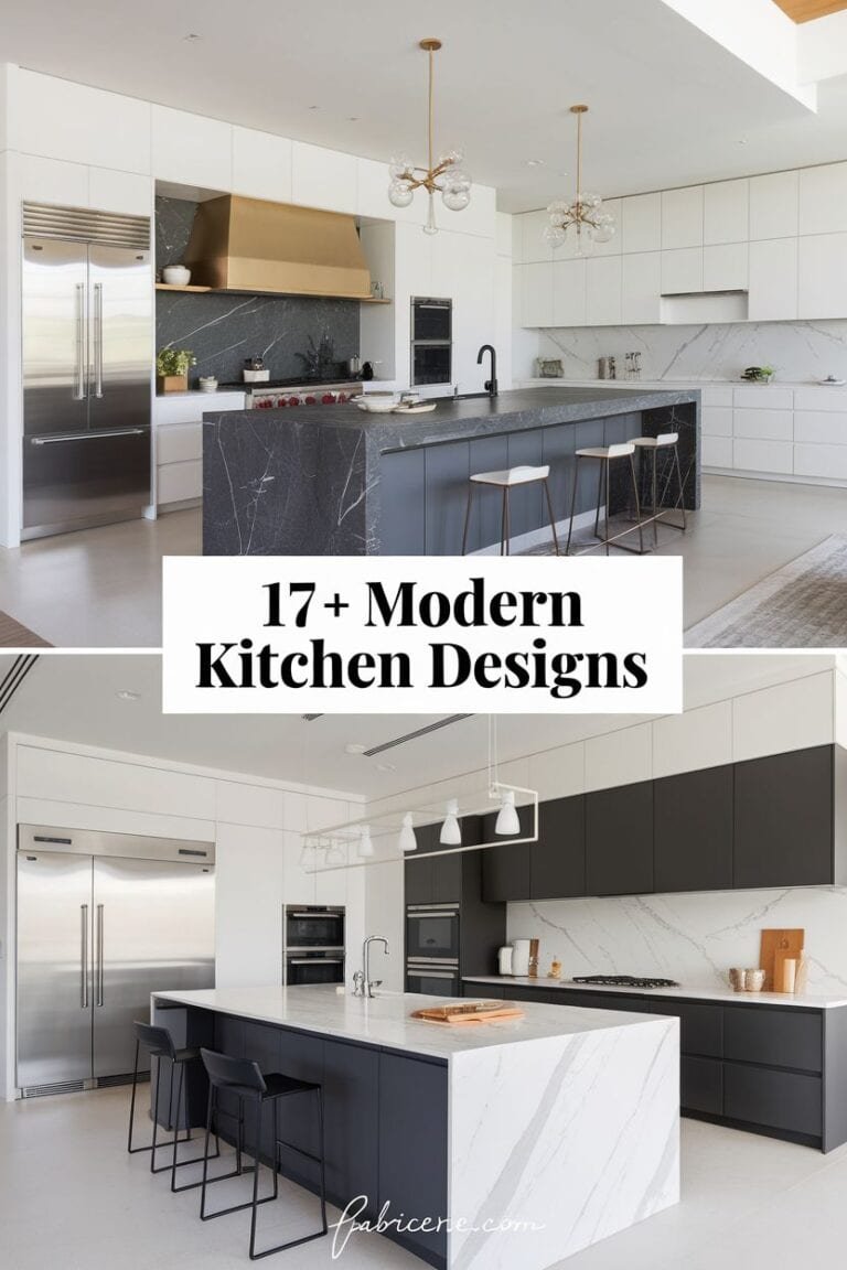 17+ Modern Kitchen Designs to Inspire Your Dream Home (LIst) - Fabricerie