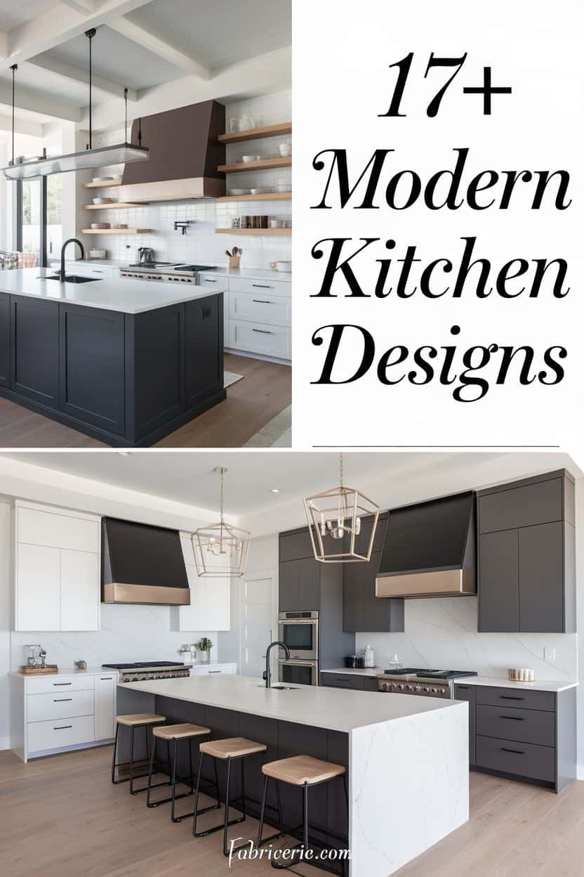 17+ Modern Kitchen Designs to Inspire Your Dream Home (LIst) - Fabricerie