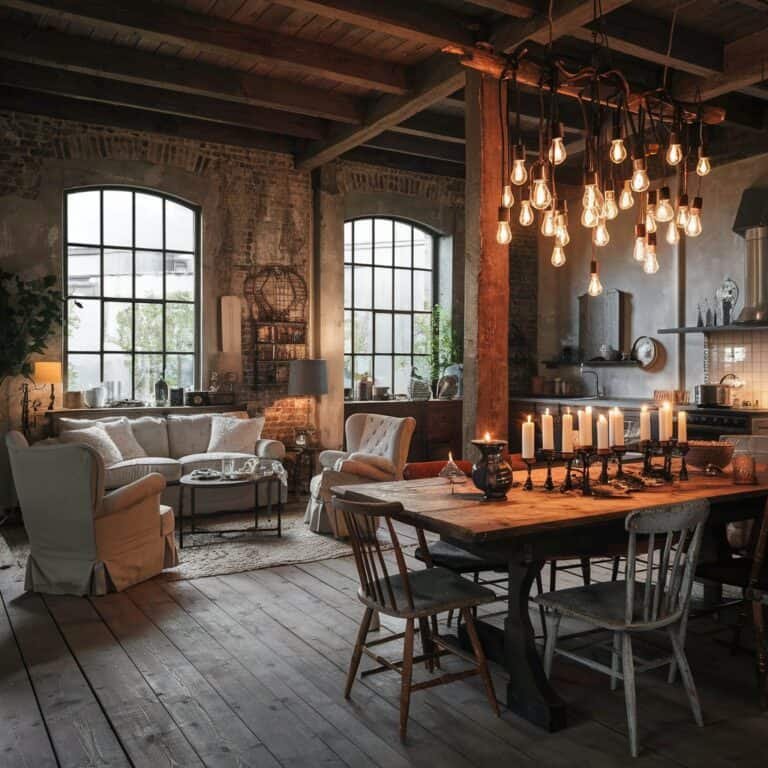 23 Rustic Industrial Decor Ideas to Transform Your Space (LIst ...