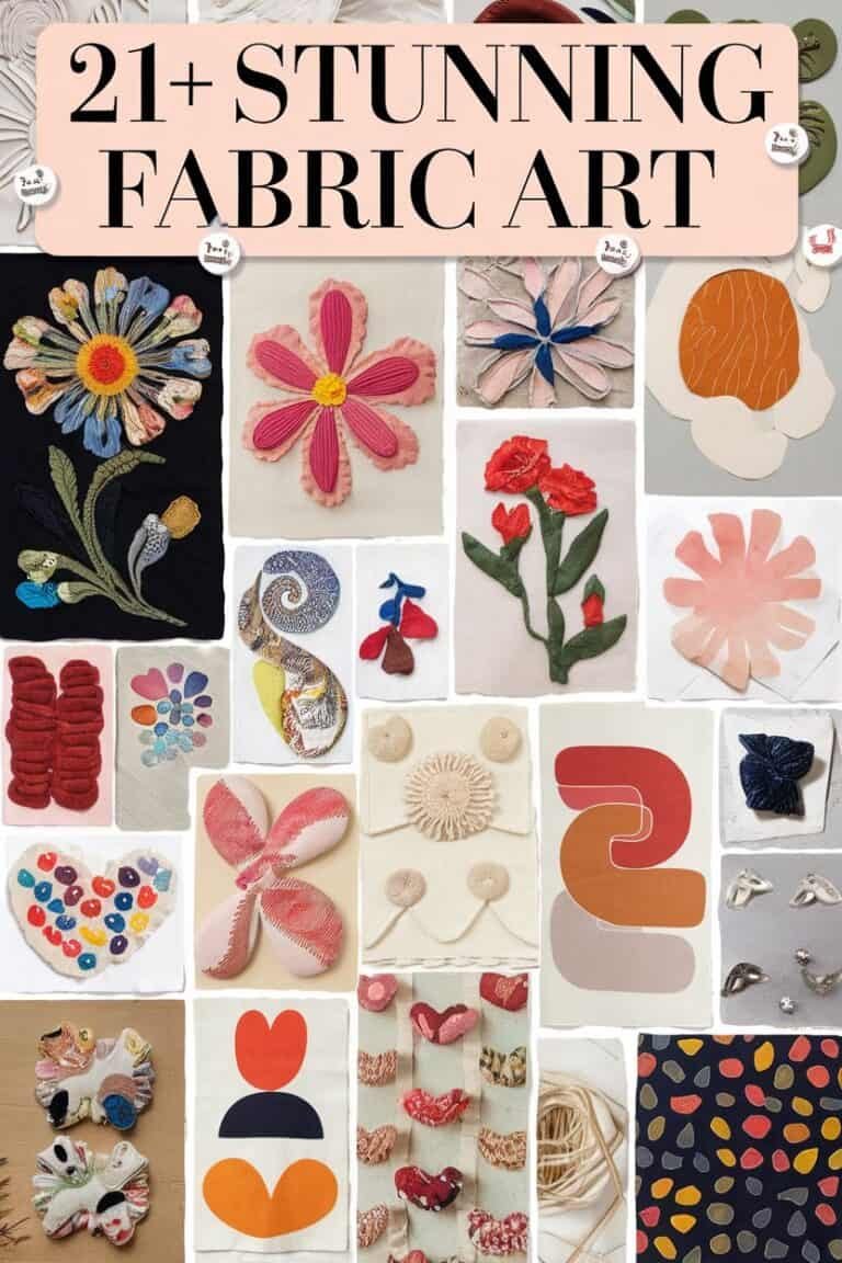 21 Stunning Fabric Art Ideas to Ignite Your Creativity (List) - Fabricerie