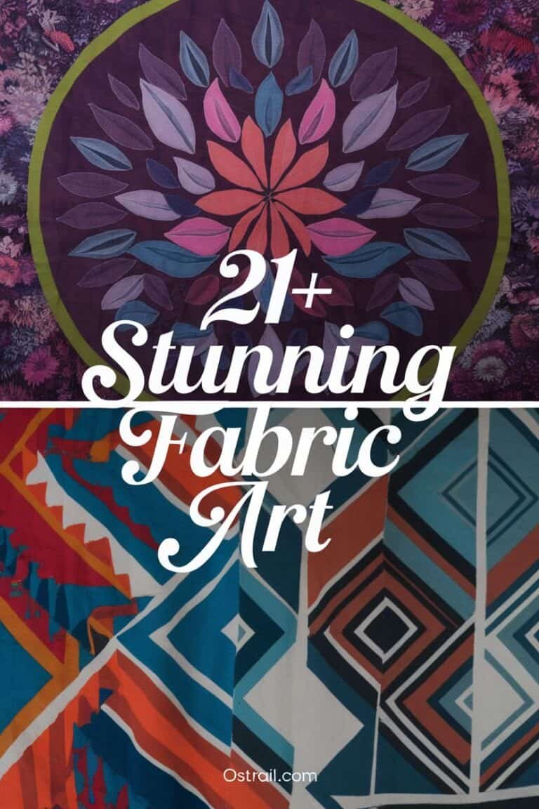 21 Stunning Fabric Art Ideas to Ignite Your Creativity (List) - Fabricerie