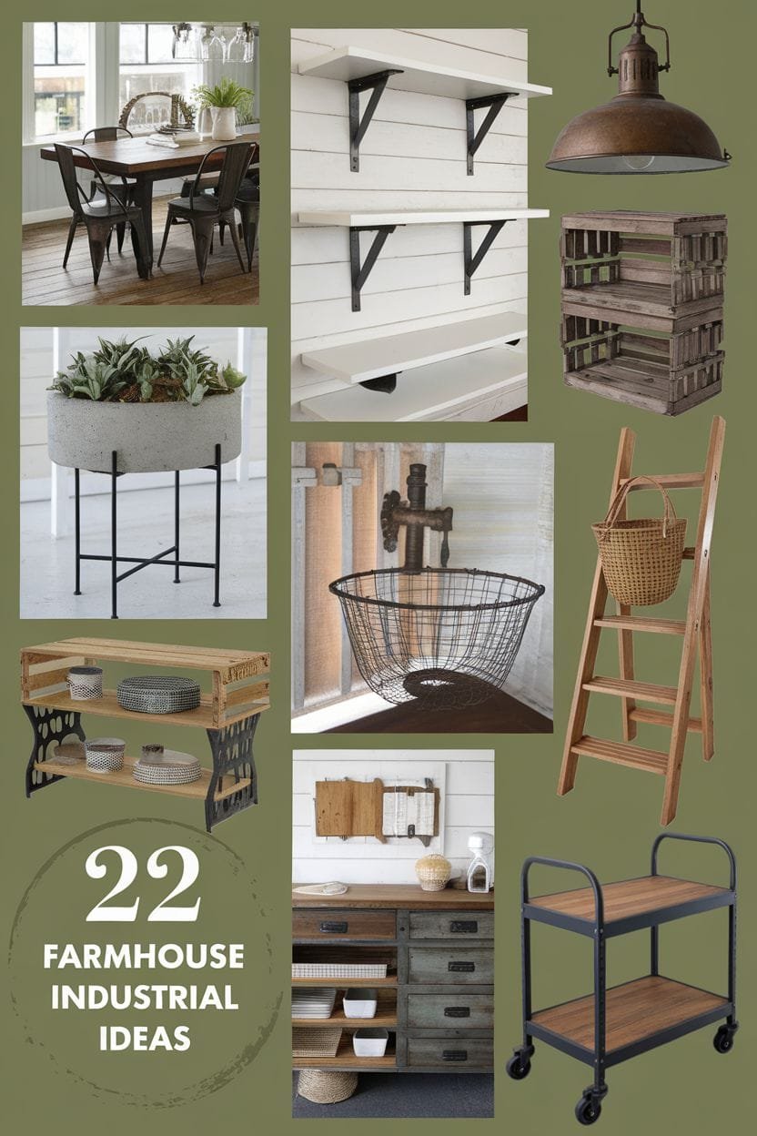 22 Farmhouse Industrial Ideas to Revamp Your Space Now (LIst) - Fabricerie