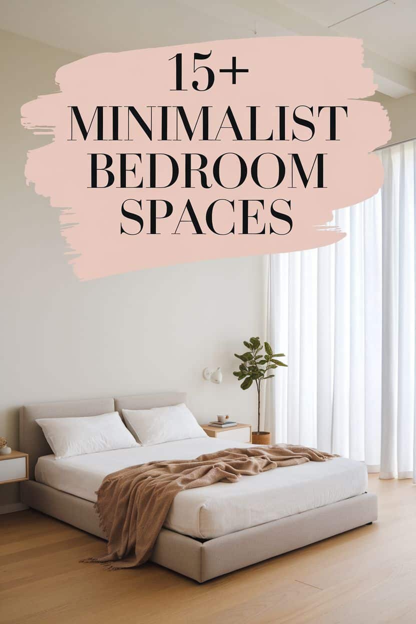 15+ Minimalist Bedroom Ideas for Serene Slumber (List) - Fabricerie