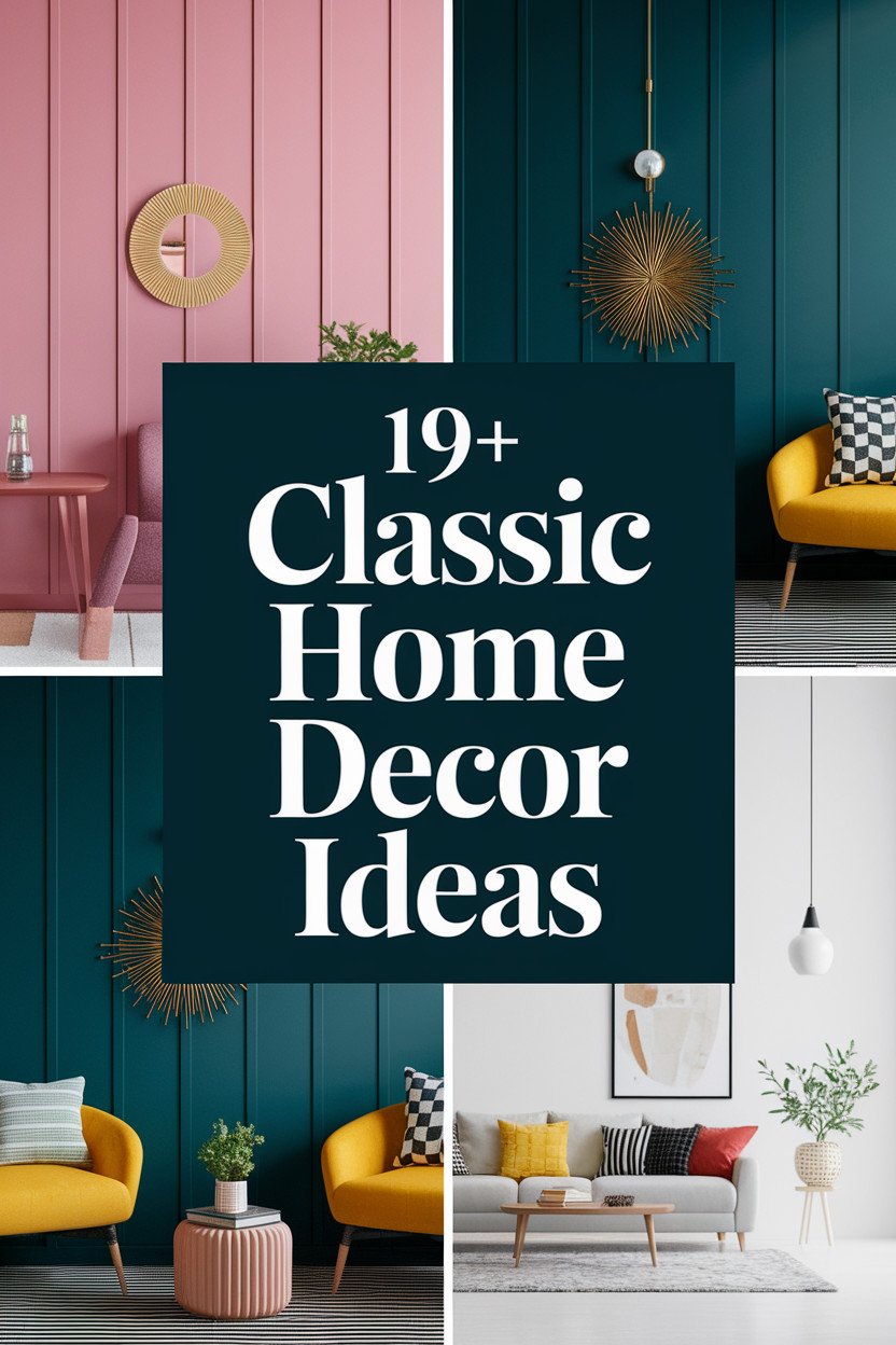 19+ Timeless Classic Home Decor Ideas for Your Space and Inspire ...