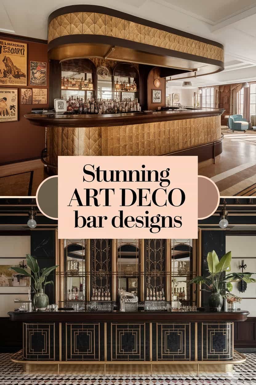 Stunning Art Deco Bar Designs to Transform Your Home into a Glamorous ...
