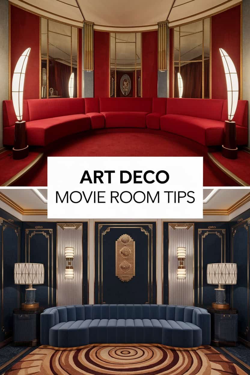 Chic Tips for Designing Your Dream Art Deco Movie Room - Fabricerie