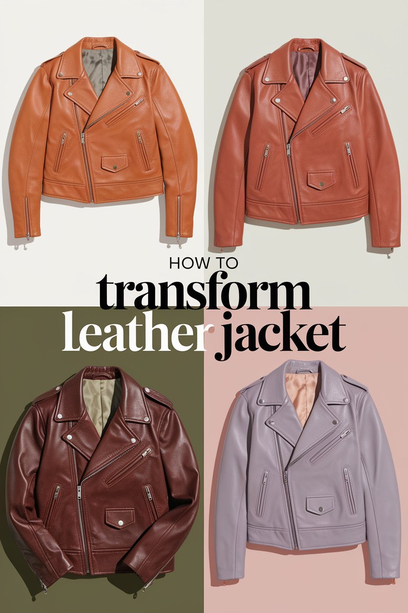 How to Transform Your Shiny Leather Jacket into a Chic Matte Statement ...