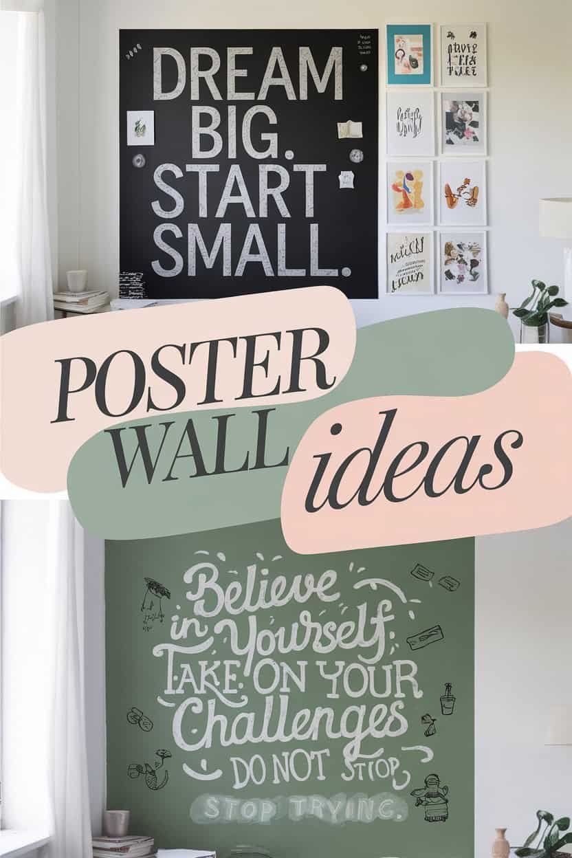 Poster Wall Ideas to Transform Your Space and Spark Creativity - Fabricerie