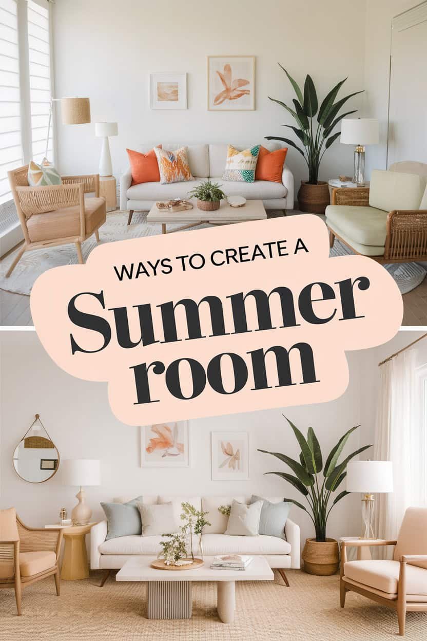 Ways to Create a Summer Room That Inspires Relaxation and Joy - Fabricerie