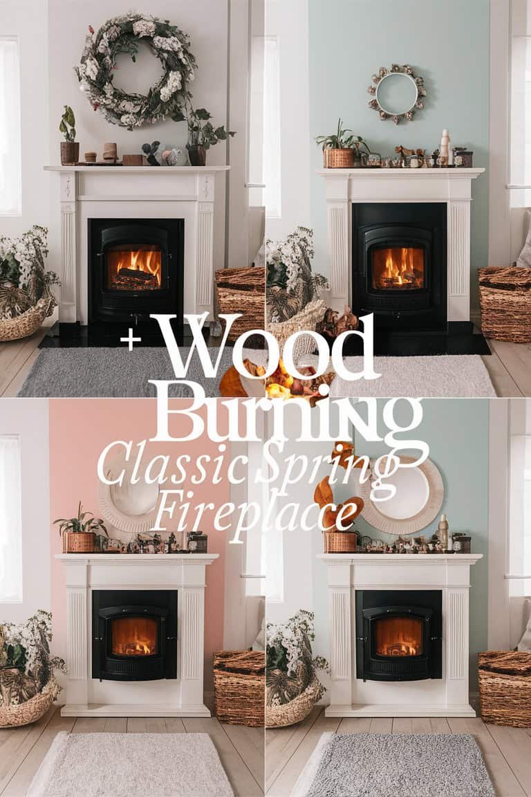 Cozy Ideas for Your Wood-Burning Classic Spring Fireplace - Fabricerie