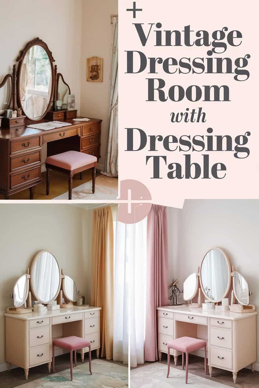 Vintage Dressing Room: Tips to Style Your Dressing Table Beautifully ...