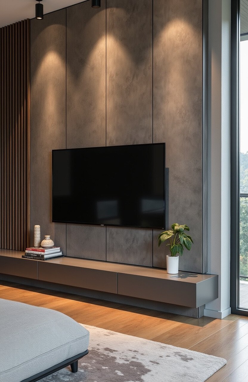 25+ Cozy TV Wall Panels Ideas to Inspire Your Space - Fabricerie