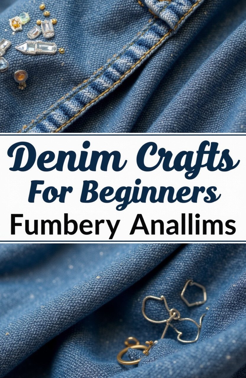 24+ Denim Crafts to Try for Beginners Today - Fabricerie